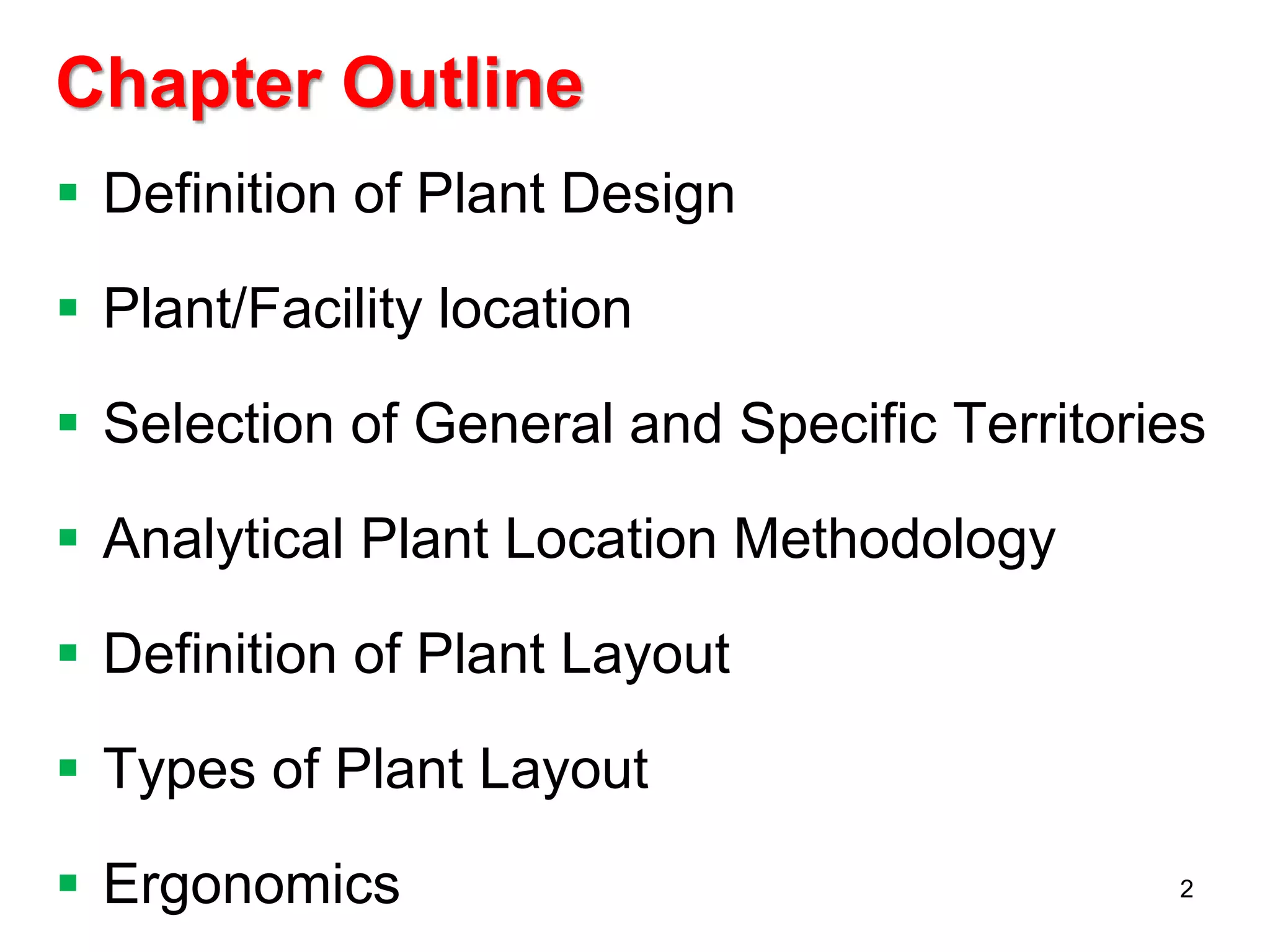 Chapter 3 ;Plant Design.ppt
