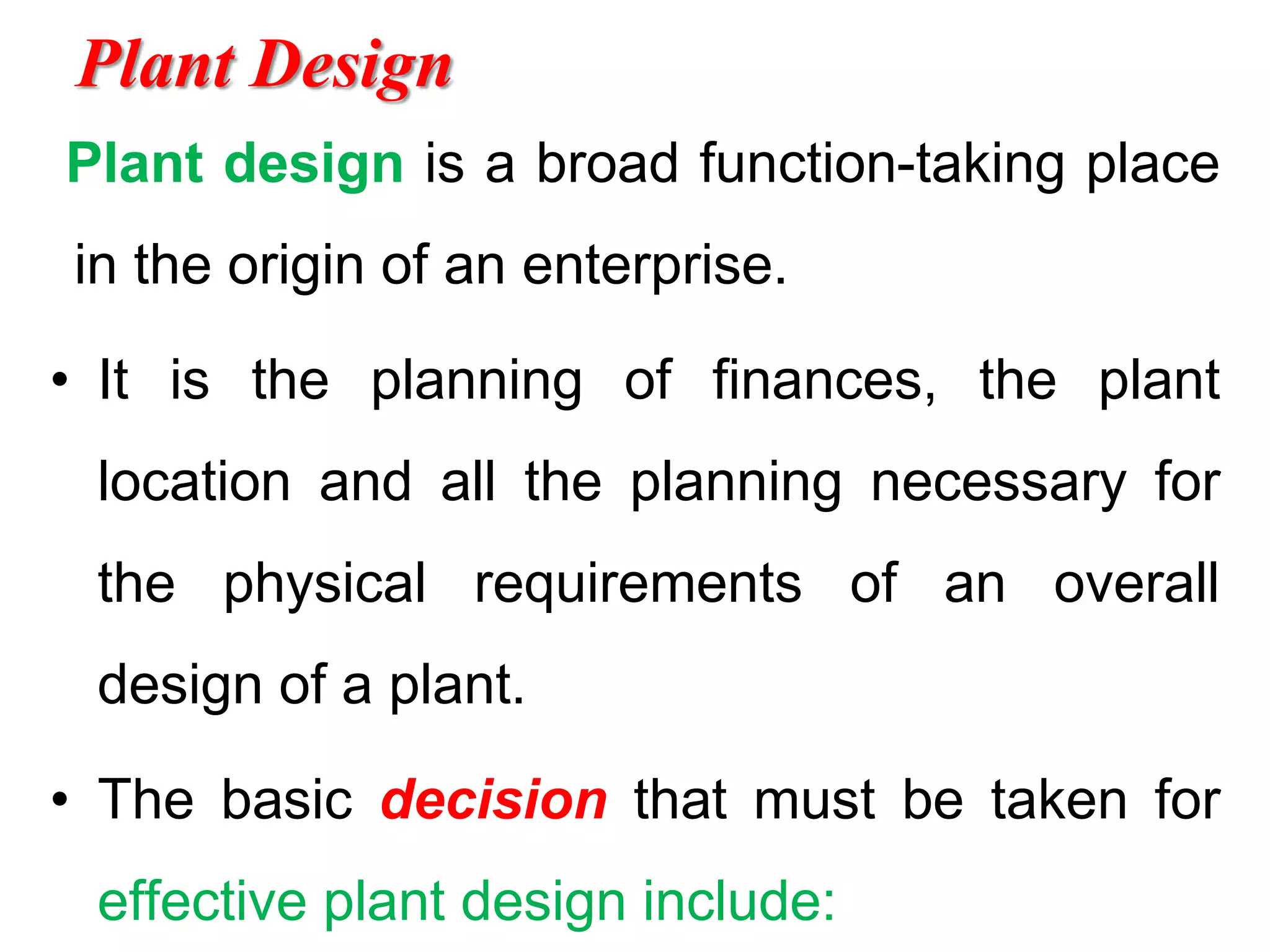 Chapter 3 ;Plant Design.ppt