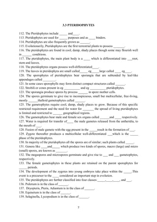 Plant kingdom: Algae, Bryophytes, Pteridophytes, Gymnosperms ...