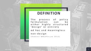 Chapter 3 policy formulation | PPTX