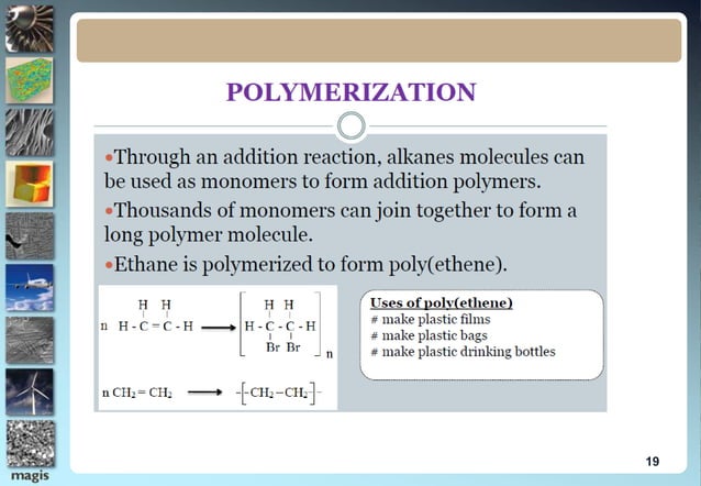 CHAPTER 3 POLYMERIZATION.ppt | Chemistry | Science