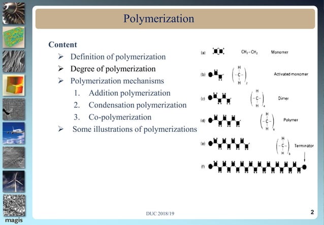 CHAPTER 3 POLYMERIZATION.ppt | Chemistry | Science