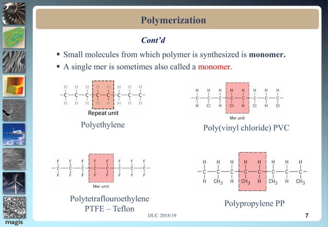 CHAPTER 3 POLYMERIZATION.ppt | Chemistry | Science