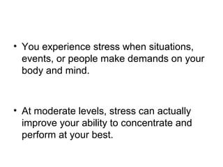 Stress Slideshow | PPT