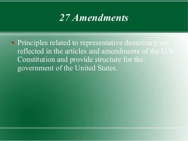 27 Amendments