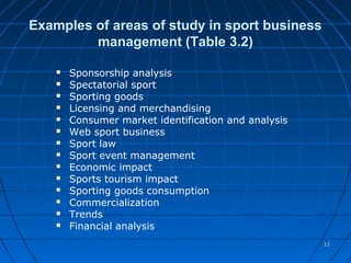 Sport Marketing Chapter 3 before | PPT