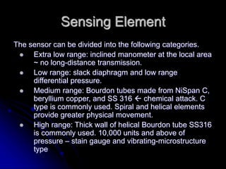 Chapter 3 Pressure measurement - Process Safety | PPT | Chemistry | Science