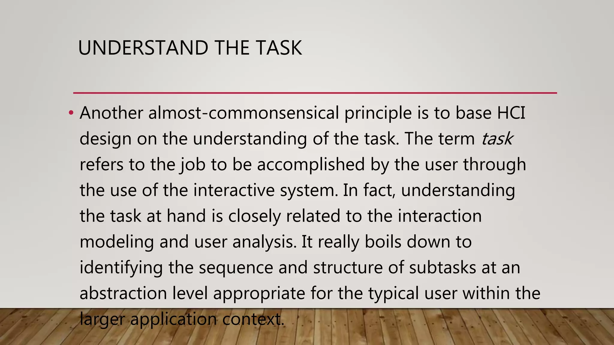 Chapter 3 principles of hci | PPTX
