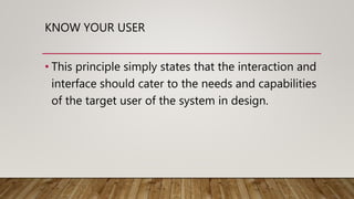 Chapter 3 principles of hci | PPTX