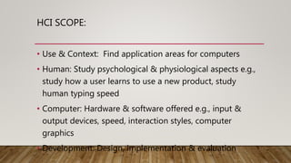 Chapter 3 principles of hci | PPTX