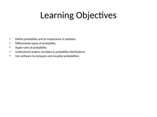 Chapter3 ProbabilityTheory .................... | PPTX