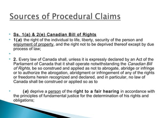 Chapter 3 procedural_rights_week_3 | PPT