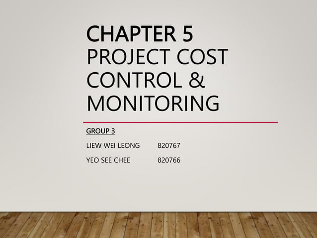 Chapter 3 Project Cost Control and Monitoring.pptx