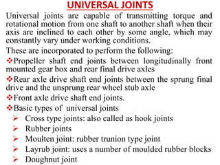 CHAPTER 3 propellor shaft, diff.ppt
