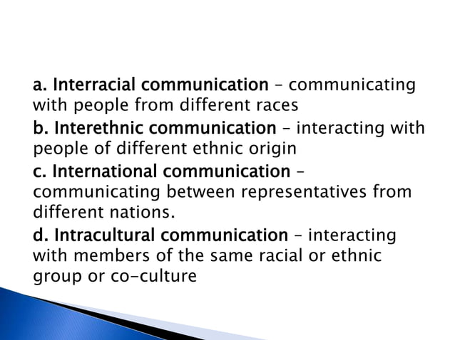 Local and Global Communication in Multicultural Settings | PPTX