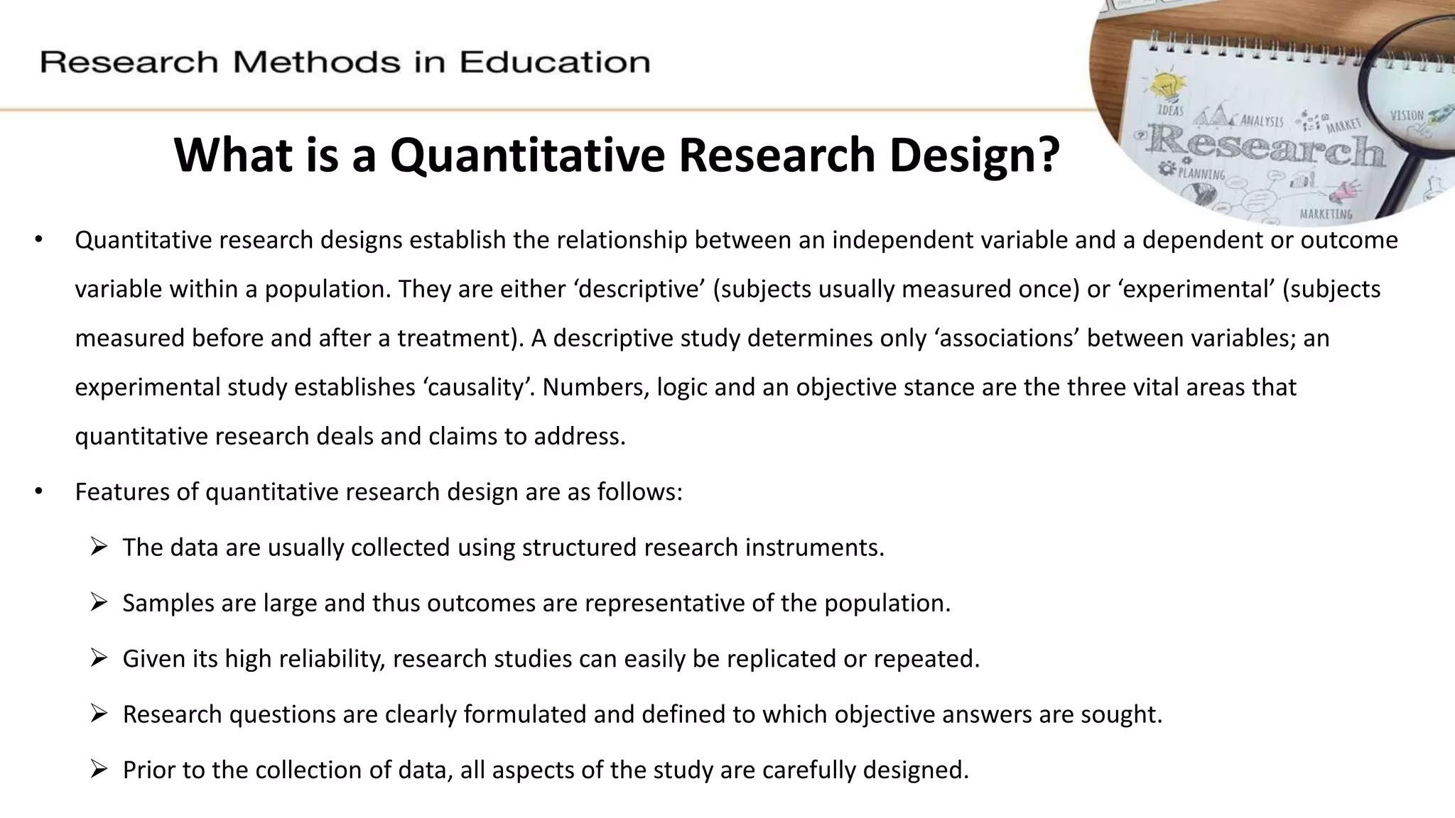 Chapter 3 Quantitative Research Designs | PPTX