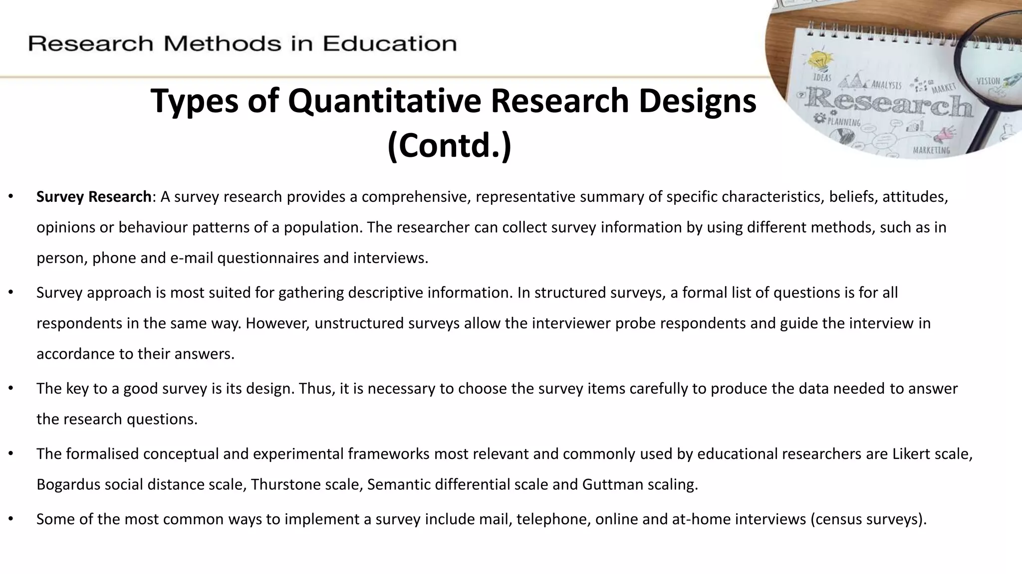 Chapter 3 Quantitative Research Designs | PPTX
