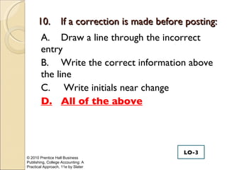 Chapter 3 quiz | PPT