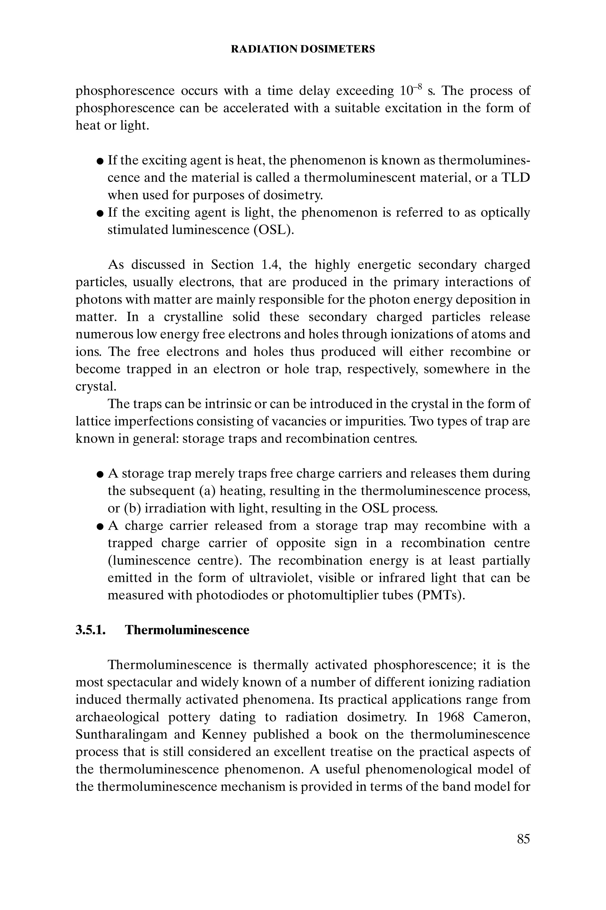 Chapter3 radiation dosimeters | PDF