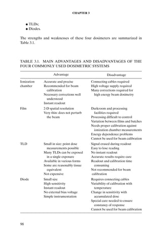 Chapter3 radiation dosimeters | PDF