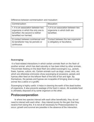 Chapter 3rd ecological interacions | PDF