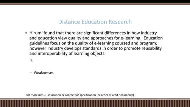 Research and Distance Education | PPT