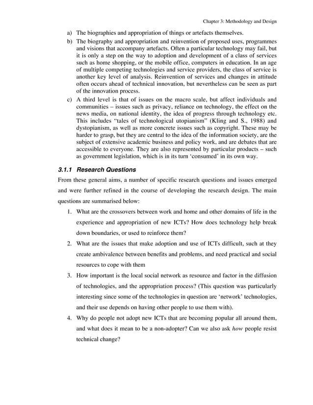 Chapter 3 research design | PDF
