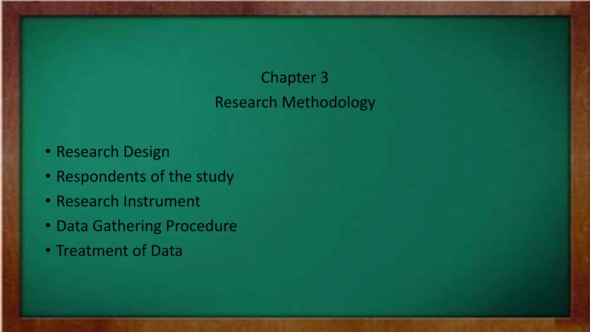 Chapter 3 research methodology | PPTX