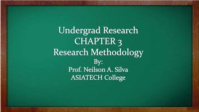 Chapter 3 research methodology | PPTX