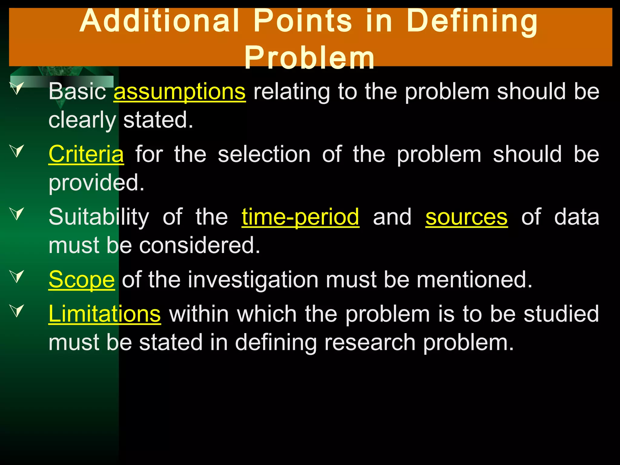 Chapter – 3 (research problem) | PPT