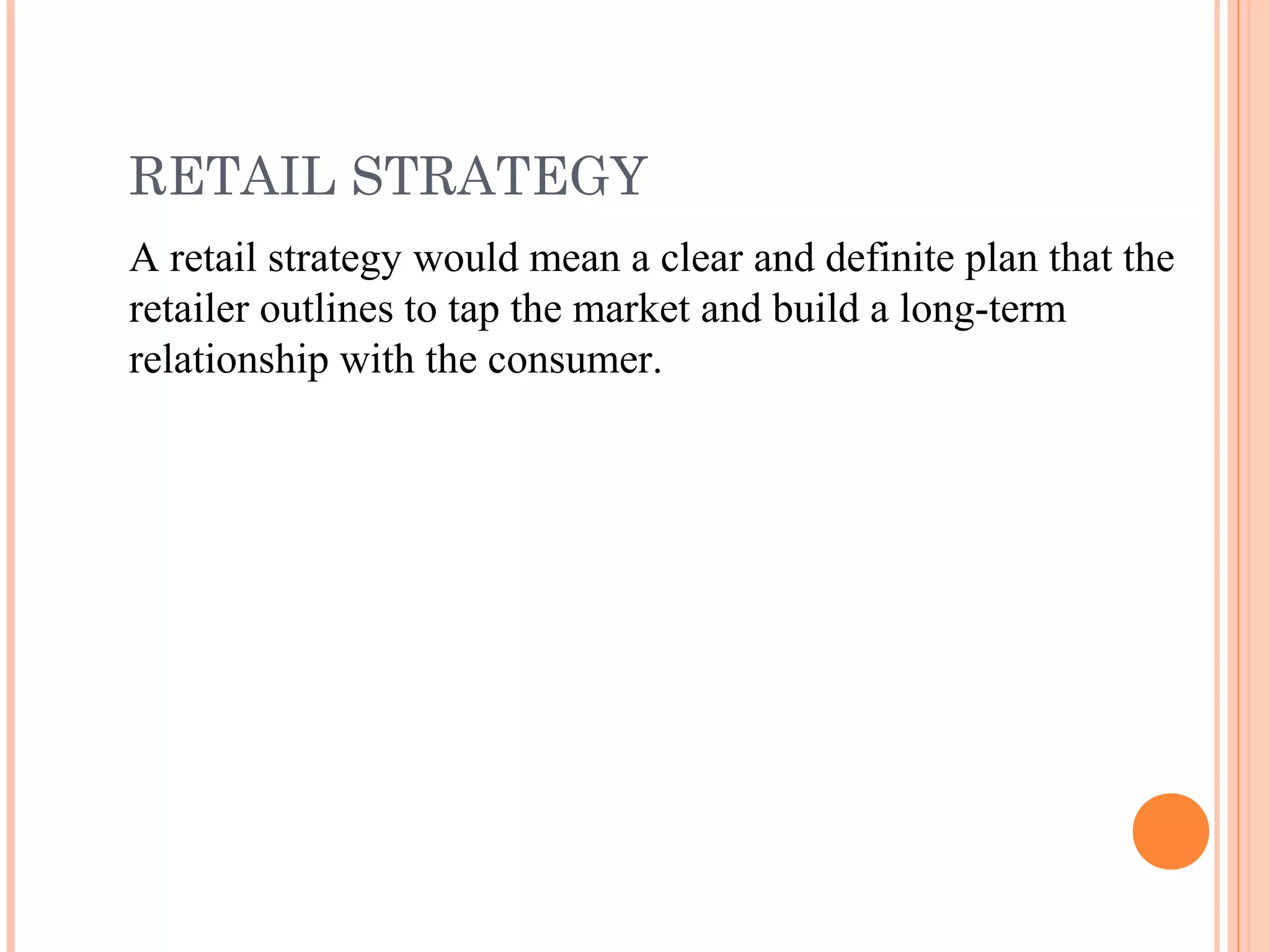 Retail Strategy | PPT