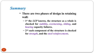 Chapter 3 Retaining wall and Retaining Systems.pptx