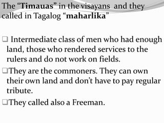 Chapter III : Early Philippine Society and Culture | PPTX