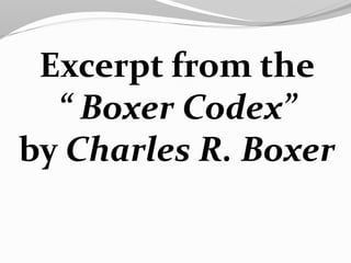 Chapter III : Early Philippine Society and Culture | PPTX