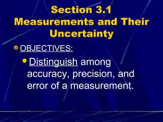 Chemistry - Chp 3 - Scientific Measurement - PowerPoint | PPT