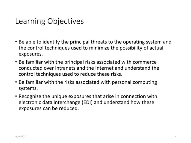 Chapter 3 security part i auditing operating systems and networks | PPTX