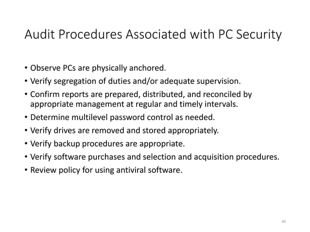 Chapter 3 security part i auditing operating systems and networks | PPTX