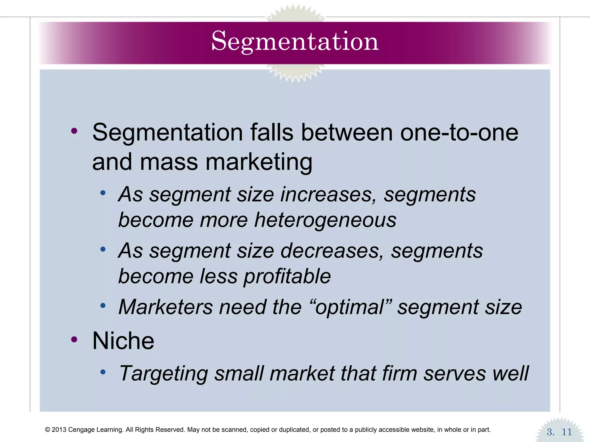 Marketing Management Chapter 3 Segmentation | PPT