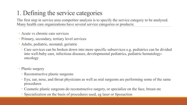 Chapter 3 SERVICE AREA COMPETITION ANALYSIS.pptx | Information Services ...