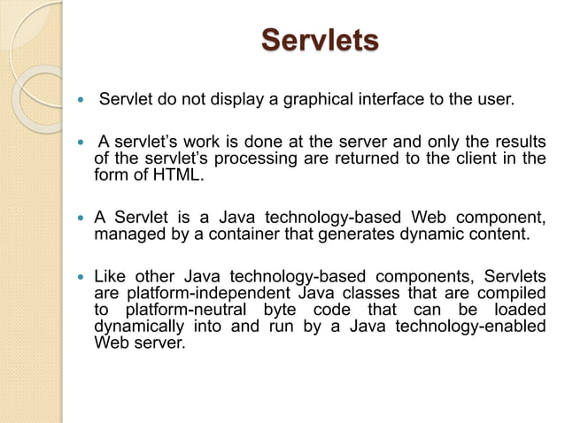 Chapter 3 servlet & jsp | PPT