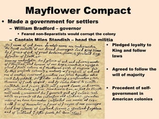 Chapter 3 settling the northern colonies | PPT