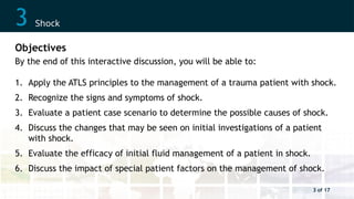 Shock pptx from surgical department of medicine | PPTX