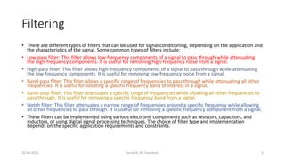 Signal Conditioning.pptx | Digital Audio | Computer Software and ...