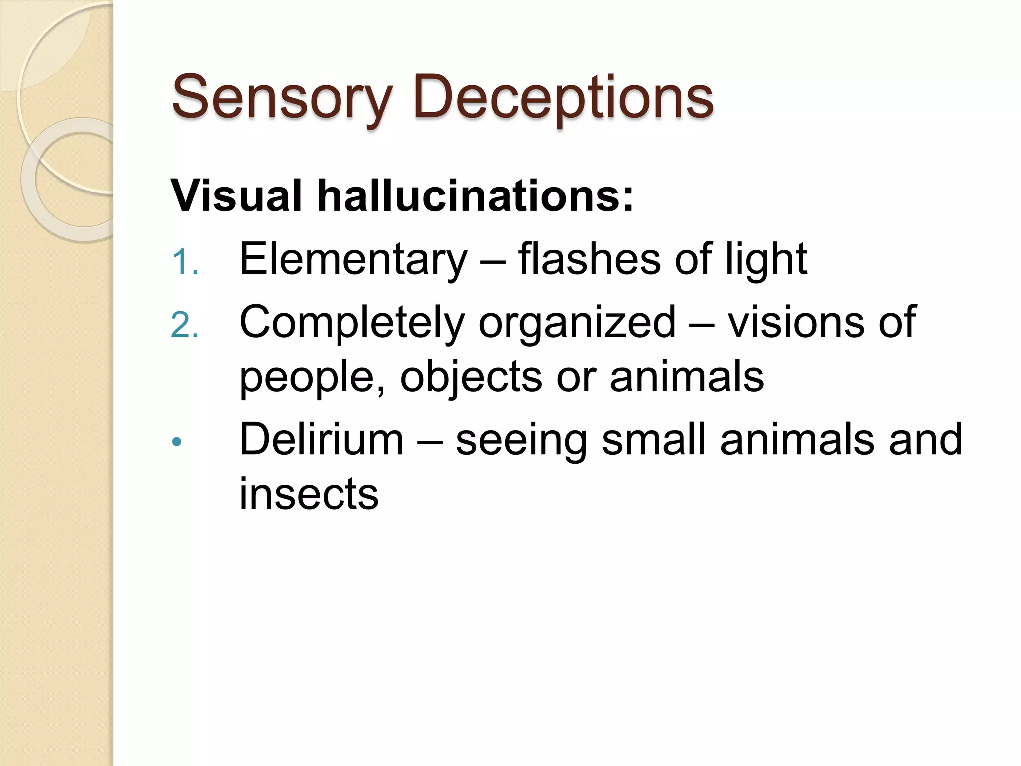 CHAPTER 3 SIGNS AND SYMPTOMS OF PSYCHIATRIC ILLNESS.ppt | Brain and ...
