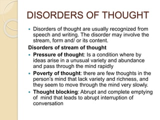 CHAPTER 3 SIGNS AND SYMPTOMS OF PSYCHIATRIC ILLNESS.ppt | Brain and ...
