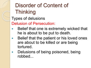 CHAPTER 3 SIGNS AND SYMPTOMS OF PSYCHIATRIC ILLNESS.ppt | Brain and ...