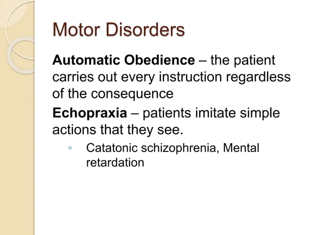 CHAPTER 3 SIGNS AND SYMPTOMS OF PSYCHIATRIC ILLNESS.ppt | Brain and ...