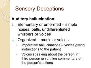 CHAPTER 3 SIGNS AND SYMPTOMS OF PSYCHIATRIC ILLNESS.ppt | Brain and ...