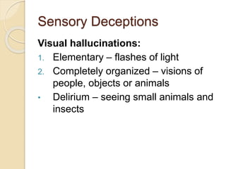 CHAPTER 3 SIGNS AND SYMPTOMS OF PSYCHIATRIC ILLNESS.ppt | Brain and ...