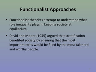 Chapter 3 social stratification | PPT